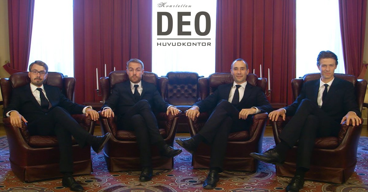 DEO - Sveriges roligaste sångkvartett - Visit Stockholm