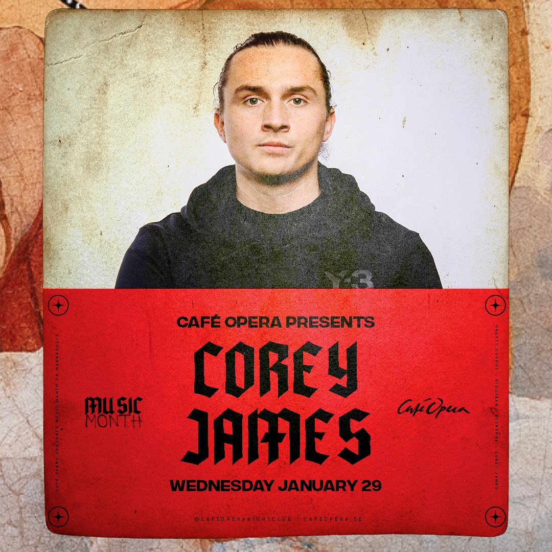 Corey James på Café Opera! - Visit Stockholm
