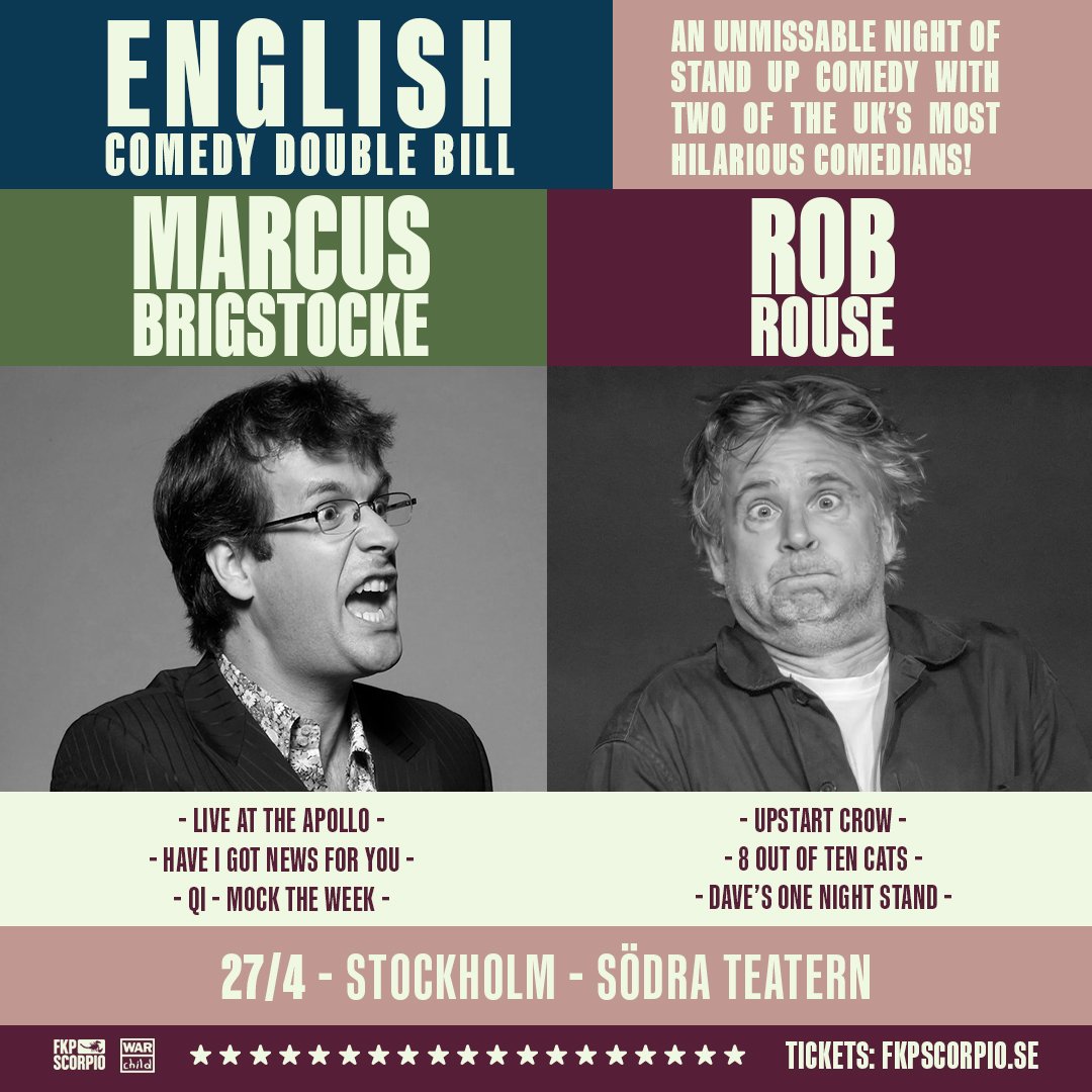 Marcus Brigstocke & Rob Rouse - Visit Stockholm