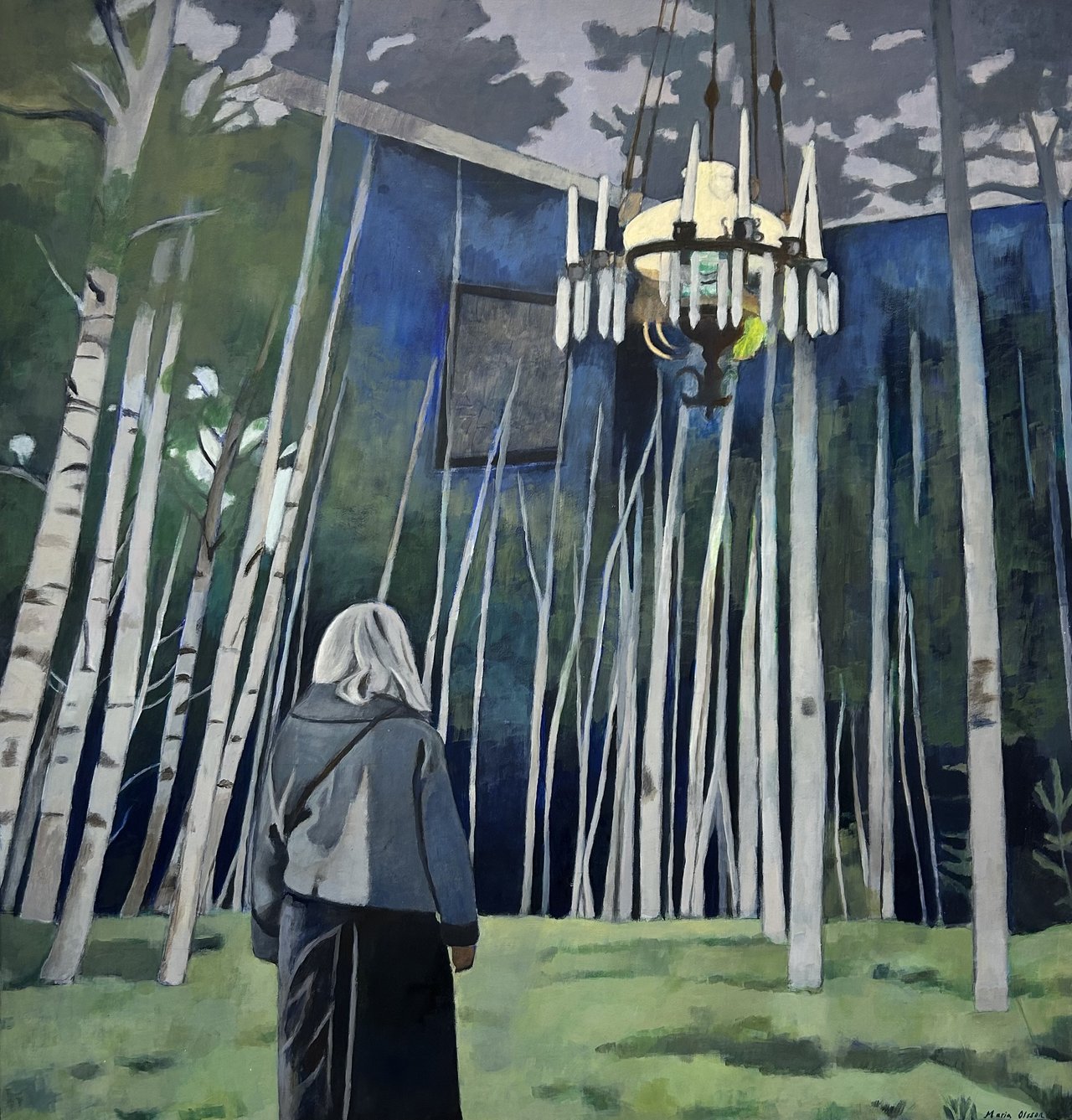 Maria Olsson - Ursprung, målade collage - Visit Stockholm