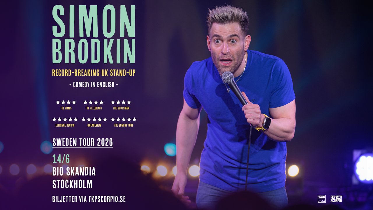 Simon Brodkin - Stand Up - Visit Stockholm